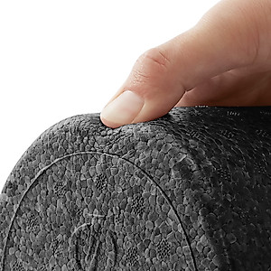 Philosophy Gym 24" High-Density Foam Roller for Exercise, Massage, Muscle Recovery - Round, Black