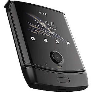 Motorola Razr 2019 Single-SIM 128GB + 6GB RAM (GSM Only | No CDMA) Factory Unlocked 4G/LTE Smartphone (Noir Black) - International Version