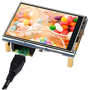 waveshare 2.8inch Resistive Touch Display Module for Raspberry Pi Pico, 320×240 Pixels IPS LCD Screen,Touch Controller XPT2046, SPI Interface, 262K Display Color