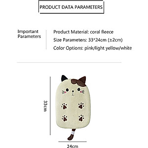 M-Tra Hand Towel – Premium Kitchen Hand Towels with Hanging Loop – Cute Design Dish Towels – Ultra-Absorbent Coral Fleece – Hand Towels for Kitchen, Bathroom, Dishes (1 pcs) (Pink, Kitty)