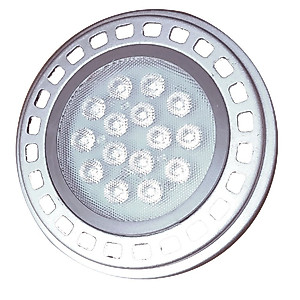 QLEE Dimmable GU10 Base AR111 15W 30°Beam Angle SMD LED Bulb 3000k Warm Light AC120V Spotlights Down Track Light 1500Lm