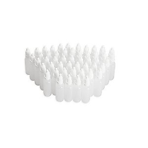 erioctry 50Pcs 8ML Empty Plastic Dropper Dropping Bottles(Drops of Plug Can Removable) Portable Plastic Dropper Refillable Bottles Containers (8ml)