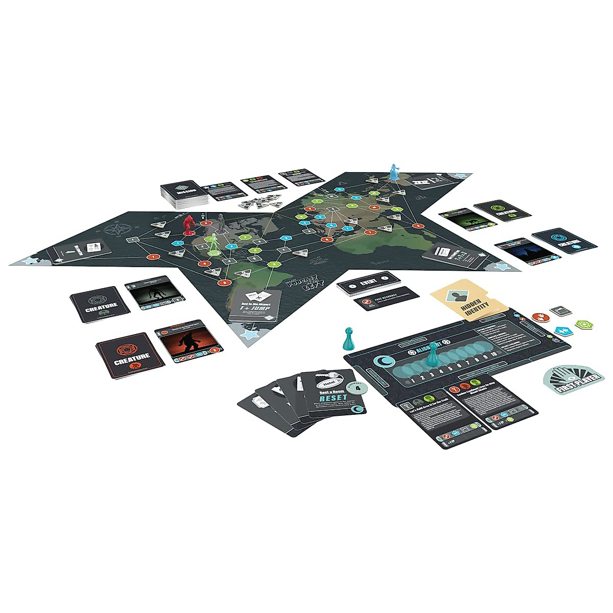 Goliath The Last Podcast on The Left Presents: The Real Truth - Strategy Game of World Conspiracy Theories and Mysteries with Over 300 Components - Ages 14 and Up, 2-5 Players