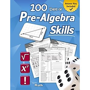 Pre-Algebra Skills: (Grades 6-8) Middle School Math Workbook (Prealgebra: Exponents, Roots, Ratios, Proportions, Negative Numbers, Coordinate Planes, ... & Statistics) – Ages 11-15 (With Answer Key)