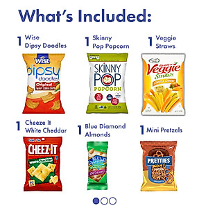 Blue Ribbon Healthy Snacks Care Package (30 Count) Discover a Whole New World of Healthy Snack Variety Women Men Kids Teens Gift Basket