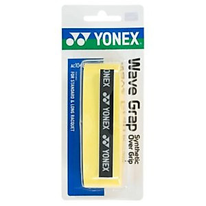 Yonex AC104EX Racket Wave Grap Yellow