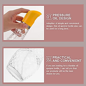 BESTonZON Spray Can Seasoning Bottle Decanter Air Fryer Accessories Oil Spray Bottles Oil Cruet Bottle Olive Oil Container Spray Oil Bottle Kitchen Oil Container Filling Oil Silica Gel Sauce