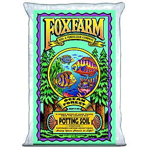 Fox Farm FoxFarm FX14000 Ocean Forest Organic Plant Garden Potting Soil Mix 1.5 cu ft, 40 Pounds (8 Pack)