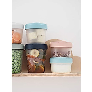 BEABA Clip Containers, Food Storage Containers, Baby Food Storage Containers with Lid, Baby Food and Toddler Snack Containers, Baby Essentials, Medium
