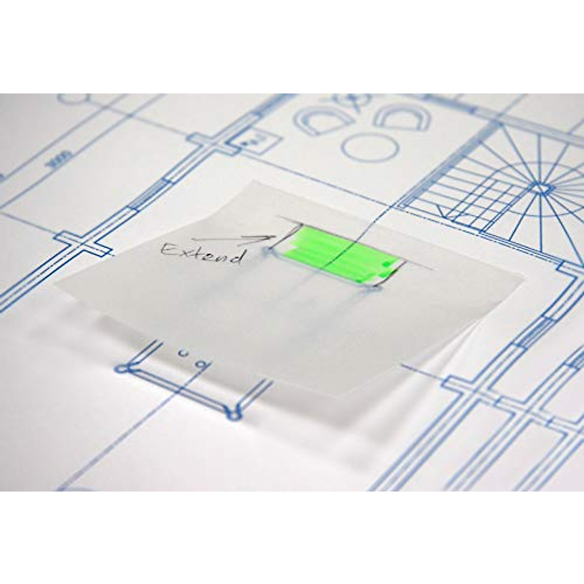 Transparent Sticky Note Pads, 75mm Square, Pack of 10