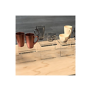 Azar Displays 515365 5"H Acrylic Deluxe Riser Display, 11.75"W x 5"H 1/2"