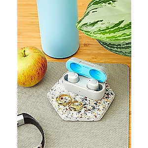 Skullcandy Jib True 2 In-Ear Wireless Earbuds, 32 Hr Battery, Microphone, Works with iPhone Android and Bluetooth Devices - Light Grey/Blue