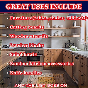 Z's Wood Nectar: 9oz Food-Grade Wood Wax & Conditioner for Cutting Boards, Butcher Blocks, and Kitchen Utensils - Unscented & Made in the USA - Natural Wood Finish for Bamboo, Countertops, and More