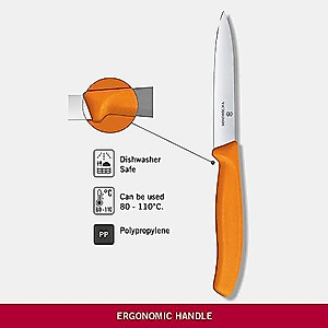 Victorinox Swiss Classic Paring Knife, 3.9 inches, Orange