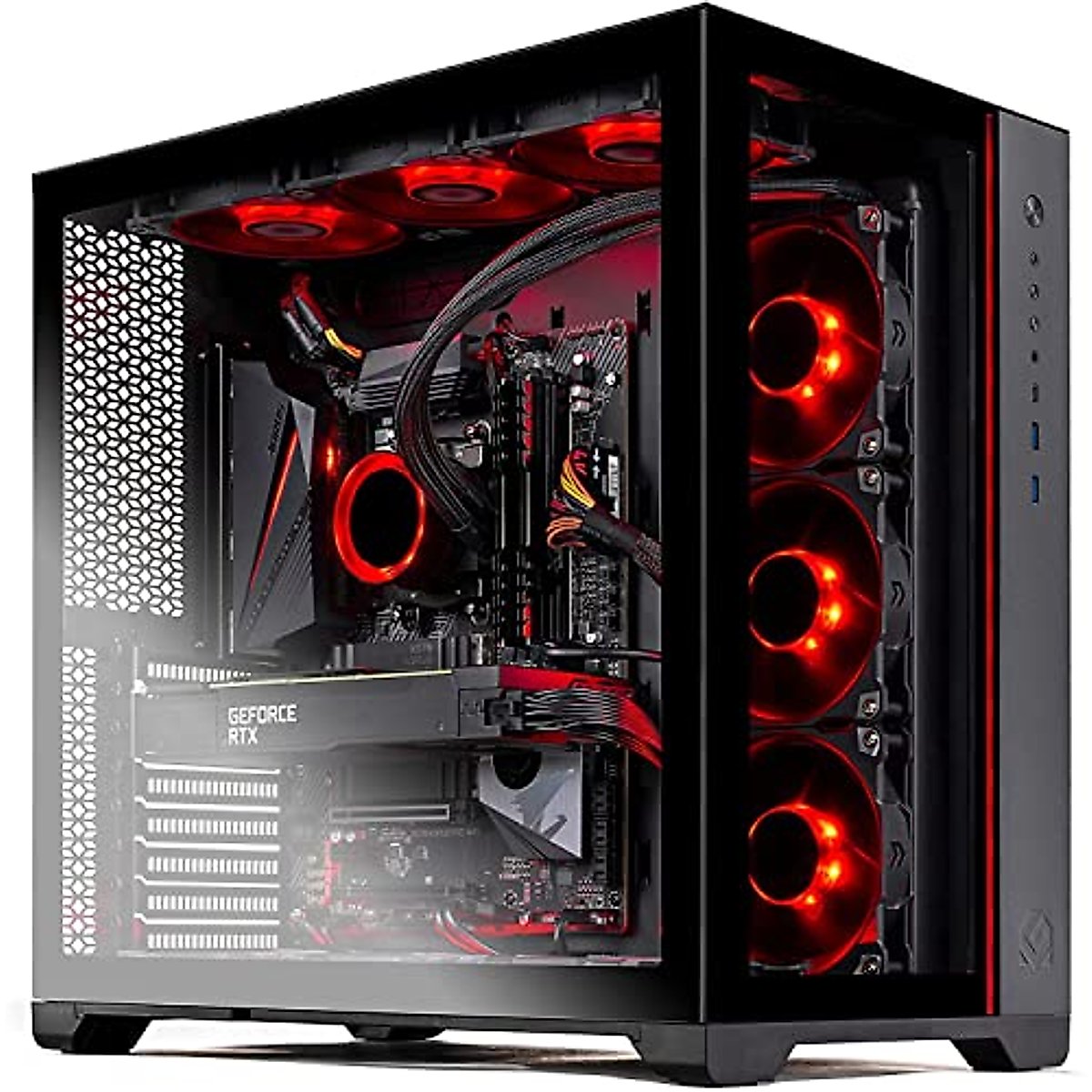 Skytech Prism II Gaming PC Desktop – AMD Ryzen 9 5900X 3.7 GHz, RTX 3090 24G GDDR6X, 1TB NVME SSD, 16G DDR4 3200, 1000W Gold PSU, 360mm AIO, AC Wi-Fi, Windows 10 Home 64-bit