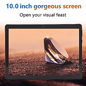 Dual Band Tablet, 2.4G 5G WiFi Support 10 Black Gray Tablet Dual Speakers IPS Screen Dual SIM Slots 3GB RAM 32GB ROM for Desktop (US Plug)