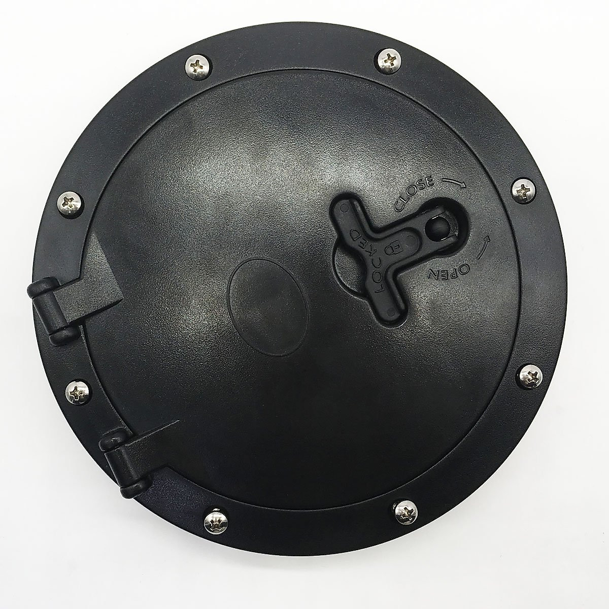 MAYMII Outside Dia‘ 8 inch, Inner Dia’ 6.8 Inch Deck Plate Kit Deck Hatch with Cat Bag for Kayak Boat Fishing Rigging