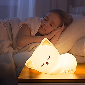 Cute Bunny Night Light for Kids Room,Cute Bunnny Lamp Silicone Girl Toddler Baby Night Light Color Changing Squishy,Nursery Portable Animal Kids Lamp Night Light Bedroom Teen Gifts Kids Toddler Girls