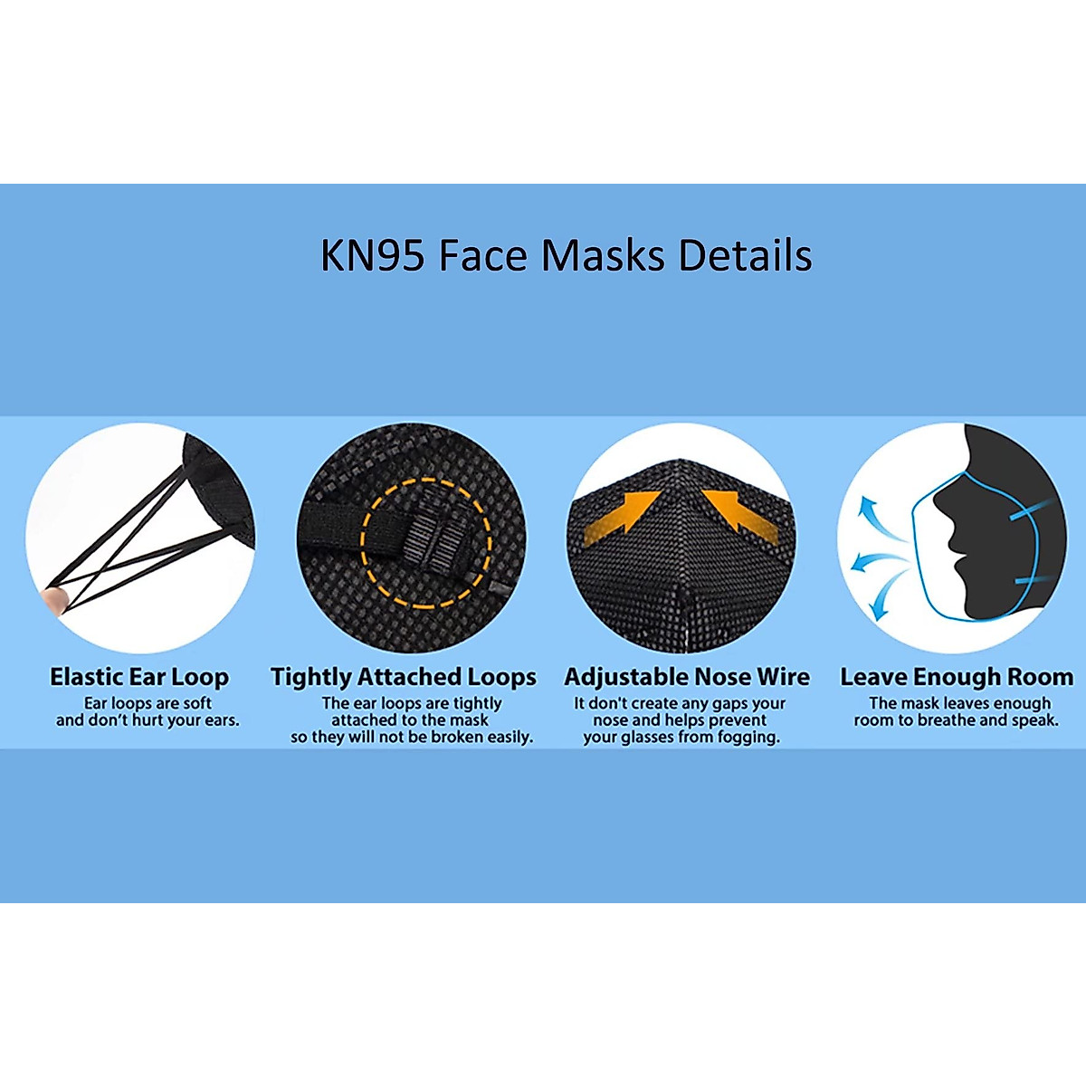 Breathable 5-Layer Disposable KN95 Face Masks Respirator Cup Dust Safety Protection Mask Pink 20pcs