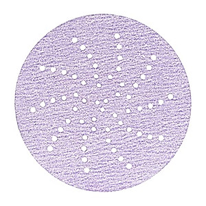 3M Hookit Purple Clean Sanding Disc 343U, 30260, 3 in, P800, 50 discs per carton