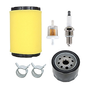 Timunr 793685 793569 Air Filter Replacement for GY21055 31L777 331707 33M677 Fuel Filter Replacement for Briggs Stratton 493629 691035