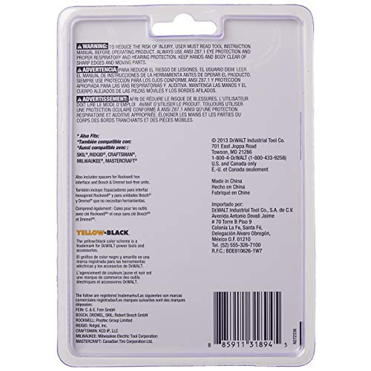 DEWALT Oscillating Tool Blade, Multi-Material (DWA4214)