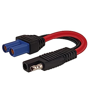 Yeebline 10 AWG SAE to EC5 Cable, 15cm EC5 Female Plug Connector to SAE Power Automotive Adapter ...