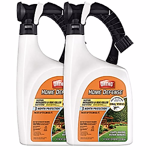 Ortho Home Defense Backyard Mosquito and Bug Killer Ready-To-Spray - Kill Mosquitoes That May Transmit the Zika Virus, 3 Month Protection, 32 oz. (2-Pack)