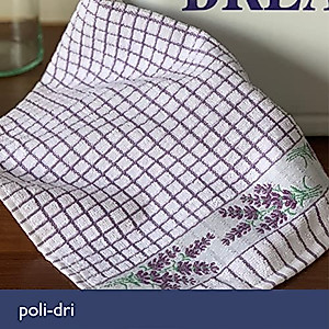 Samuel Lamont Poli Dri 100% Cotton Dish Towel - Lavender Sprigs