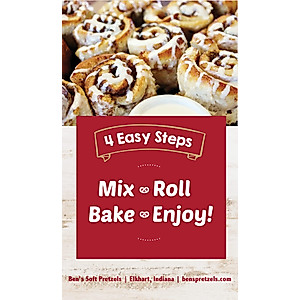 Ben's Soft Pretzels Amish Cinnamon Roll Bake at Home Kit,