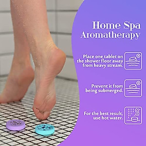 Shower Steamers Aromatherapy 18-Pack Shower Bombs for Women, Eucalyptus Lavender Menthol Essential Oil Shower Steamer, Organic Shower Tablets Valentines Day Birthday Gifts for Women Men