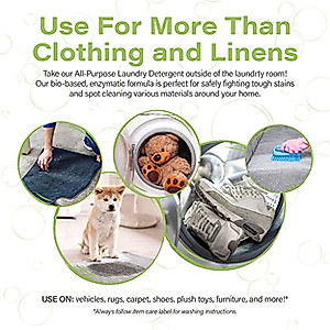 Heritage Park All-Purpose Fragrance Free, pH-Neutral Laundry Detergent - Dermatologist-tested, Sensitive Skin-Friendly, Ultra Concentrated (4 fl oz Trial Size)