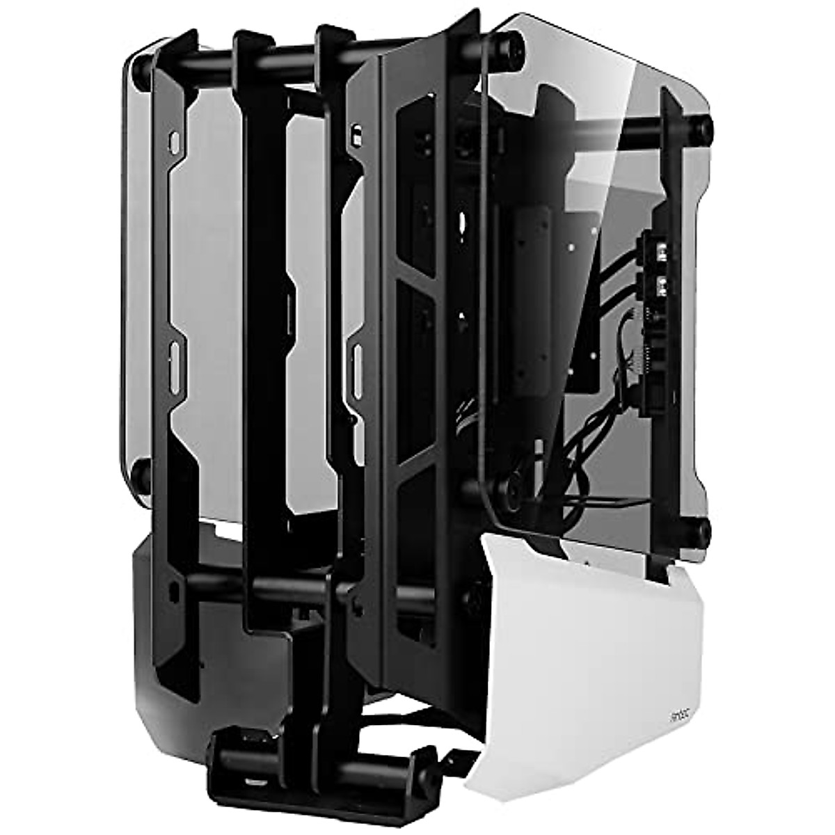 Antec Striker Aluminum and Steel ITX Computer Case, Front GPU Mount, Up to 4 x 120 mm Fan Support, USB 3.1 Type-C Ready and PCI-E Riser Included (Striker Mini)