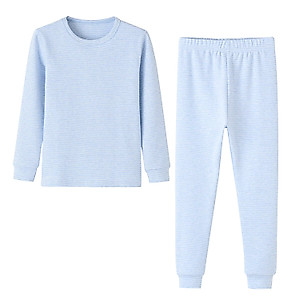 Enfants Chéris Toddler Thermal Underwear for Boys Pajamas 3T Blue Stripes