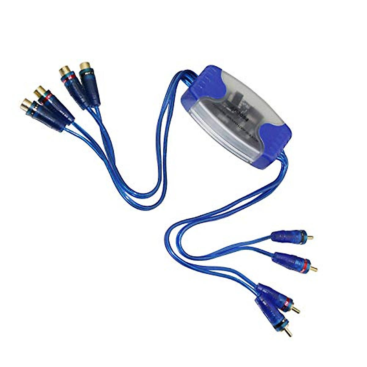 FAMKIT 4-Channel Ground Loop Isolator for Clear Car & Home Audio