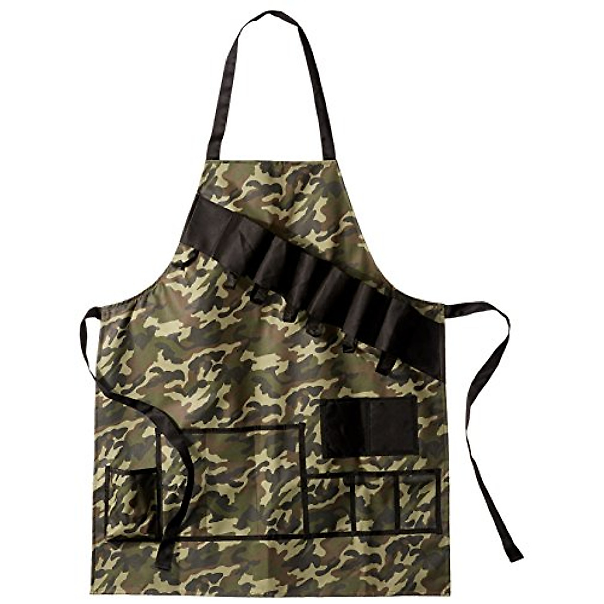 EZ Drinker Grill Master Grill Apron and Accessory Holds Beverages and Tools, Camouflage, One Size Fits All (CAM-APRON)
