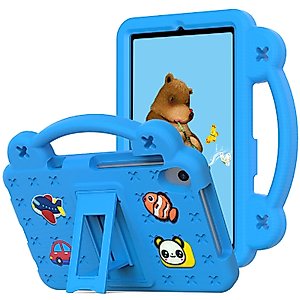 YRH for TCL Tab 8le Tablet Case 8.0 inch 2023, Kids EVA Cover with Stand Handle, for TCL Tab 8 LE (9137w)/Tab 8 WiFi (9132x)/TCL Tab 8 Plus(9138s)/TCL Tab 8 SE(6048E)/TCL Tab 8V, Blue