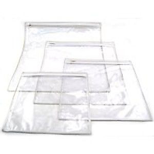 Plastic Protective Cover for Tallis and Tefillin Bag with Zipper (Large Tefillin Bag 10.75" x 10.75")