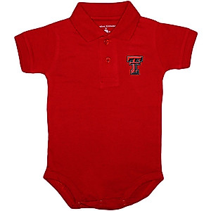 Texas Tech University Red Raiders Newborn Polo Bodysuit, Red, 6-9 Months