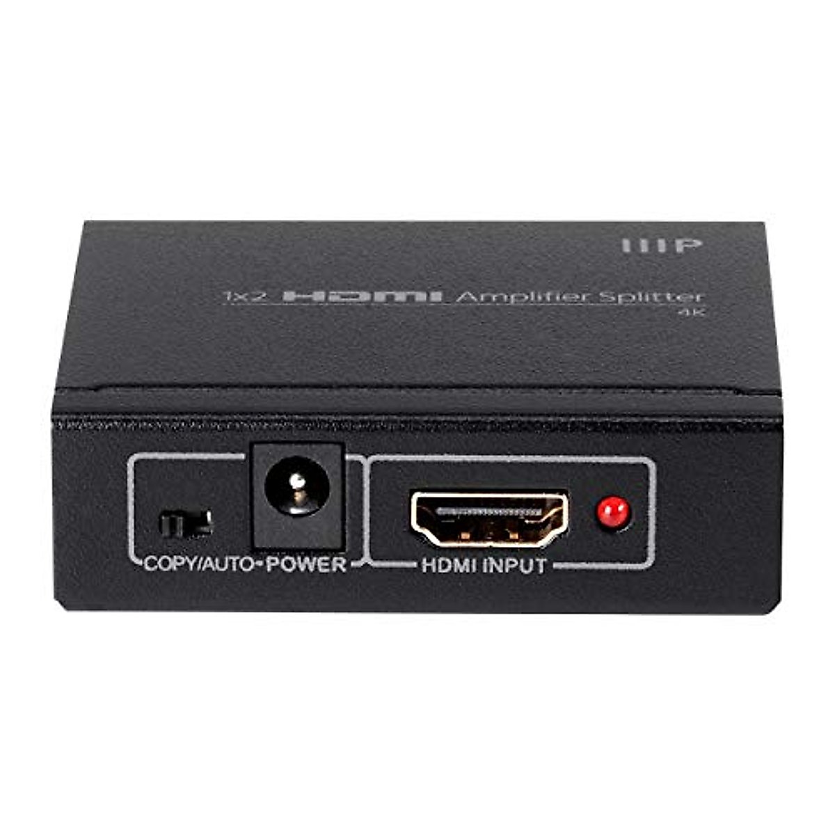 Monoprice Blackbird 4K 1x2 HDMI Amplifier Splitter |48-bit Deep Color, 3D Video Support (Compatible with PS4/5 Xbox Apple TV Fire Stick Roku Blu-Ray Player)