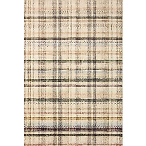 Loloi Chris Loves Julia x Humphrey Collection HUM-02 Ivory/Multi, Contemporary 2'-0" x 5'-0" Accent Rug feat. CloudPile™
