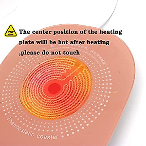 Coffee Warmer with Mug - Cute Coffee Cups Cat Mug Cup Warmer Mug Warmer for Desk Coffee Cup for Women Smart Coffee Mug Warmer Coffee Mug Warmer is The Gift with Gift Box Pink