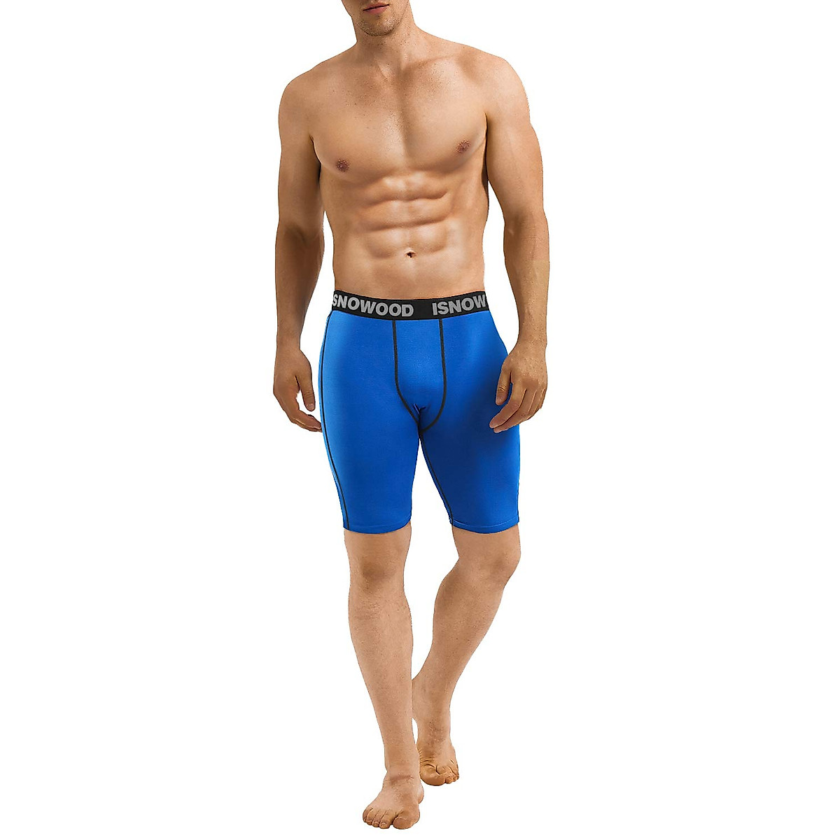 isnowood Compression Shorts for Men Spandex Running Workout Athletic Underwear