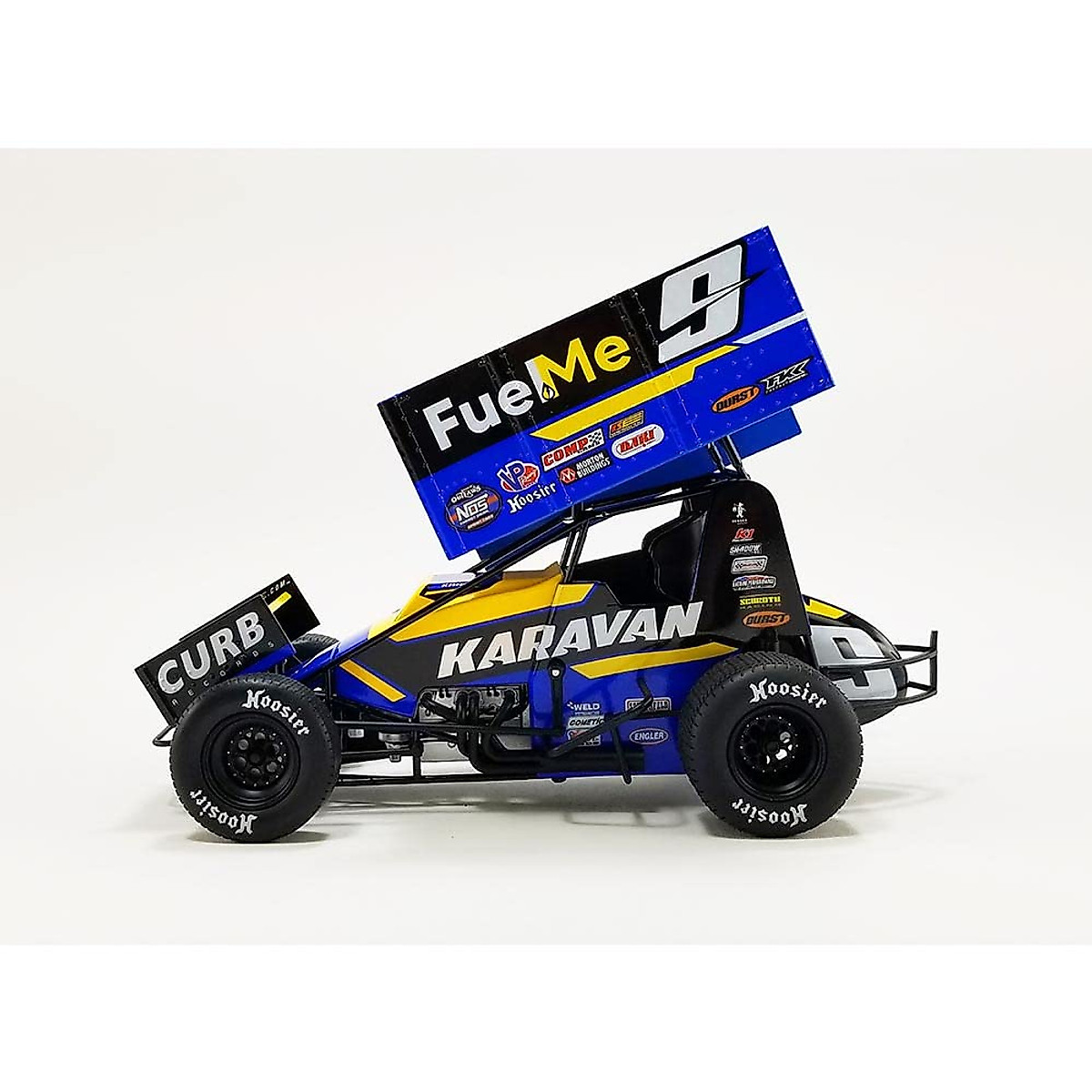 Winged Sprint Car #9 Kasey Kahne Karavan - Fuel Me Kasey Kahne Racing World of Outlaws (2022) 1/18 Diecast Model Car by Acme A1822012