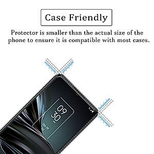 Douglass TCL 20 XE Screen Protector (3 Pack), 9H Tempered Glass Film for TCL 20 XE/TCL A4X 5G Anti-Scratch Anti-Fingerprint Glass Screen Protector Zero Bubbles Ultra-clear 99.99%