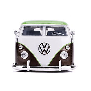 Marvel Guardians of The Galaxy 1:24 Volkswagen Bus Die-Cast Car & 2.75" Groot Figure, Toys for Kids and Adults