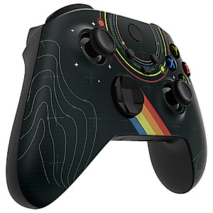 eXtremeRate Custom Shell for Xbox Series X & S Controller - Revitalize Your Controller - Stars Explorer Replacement Cover Front Housing Cover for Xbox Core Controller Wireless [Control NOT Included]