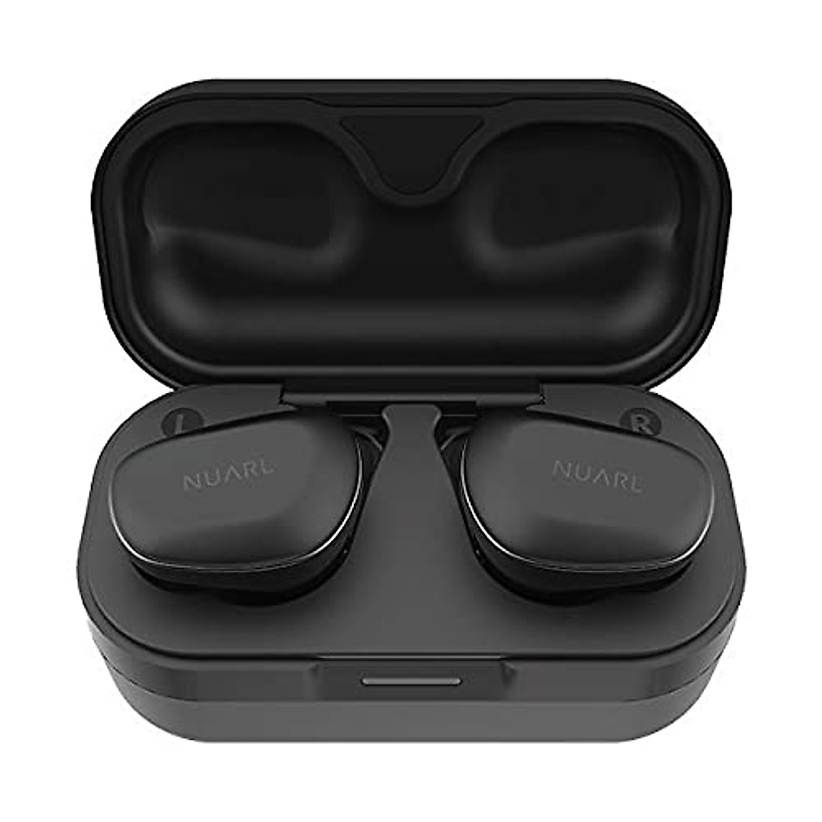 NUARL N6 Pro2 TWS True Wireless Stereo Earphones Earbuds Bluetooth5.2 Gaming Mode Lowdelay Mode 10hr Playback aptX Adaptive aptX AAC SBC HDSS IPX4 multipoint N6PRO2-TB(Triple Black)