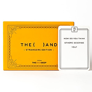 {THE AND} Strangers Edition - Conversation Starter Card Game - Fun Getting to Know You Game - Ice Breakers to Reduce The Space Between You and a Stranger - Questions to Make a Friend by The Skin Deep