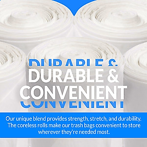 Reli. SuperValue Trash Bags 13 Gallon | 1000 Count | Tall Kitchen Garbage Bags Bulk - Clear | 13 Gallon Clear Trash Bags / Trash Can Liners for Garbage | Made for 12 Gal, 13 Gal, 16 Gal - Unscented